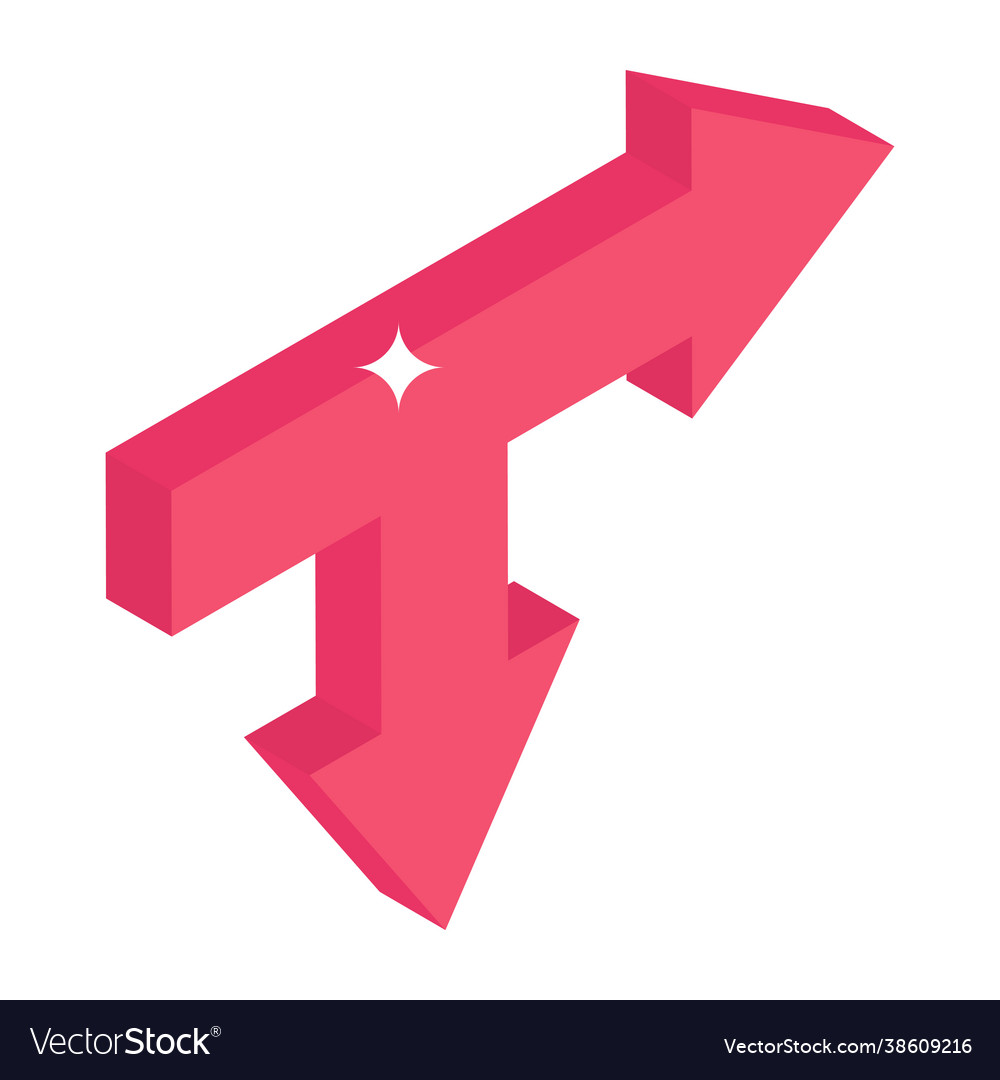 Right down arrows Royalty Free Vector Image - VectorStock