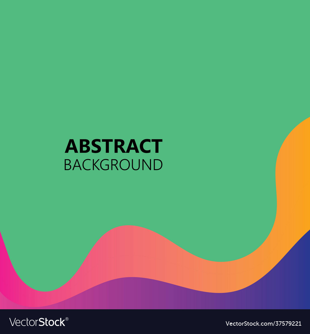 Background abstract color wave Royalty Free Vector Image