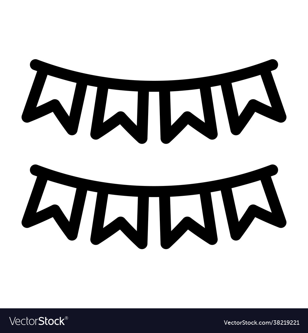 Garlands Royalty Free Vector Image - VectorStock