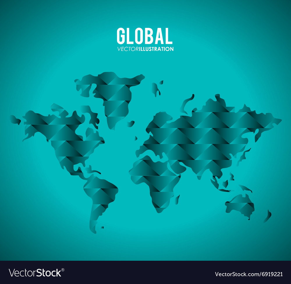 Global communication design Royalty Free Vector Image