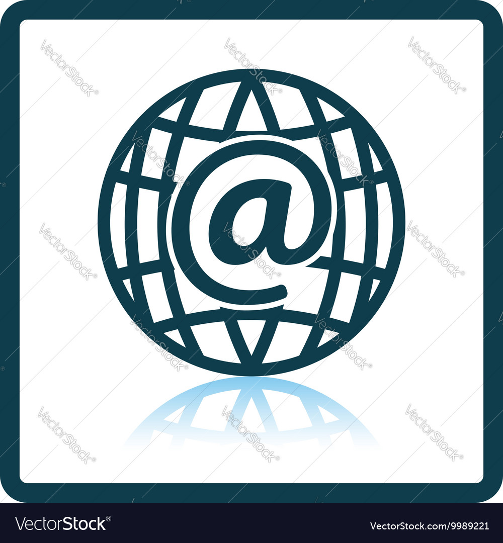 Global e-mail icon Royalty Free Vector Image - VectorStock