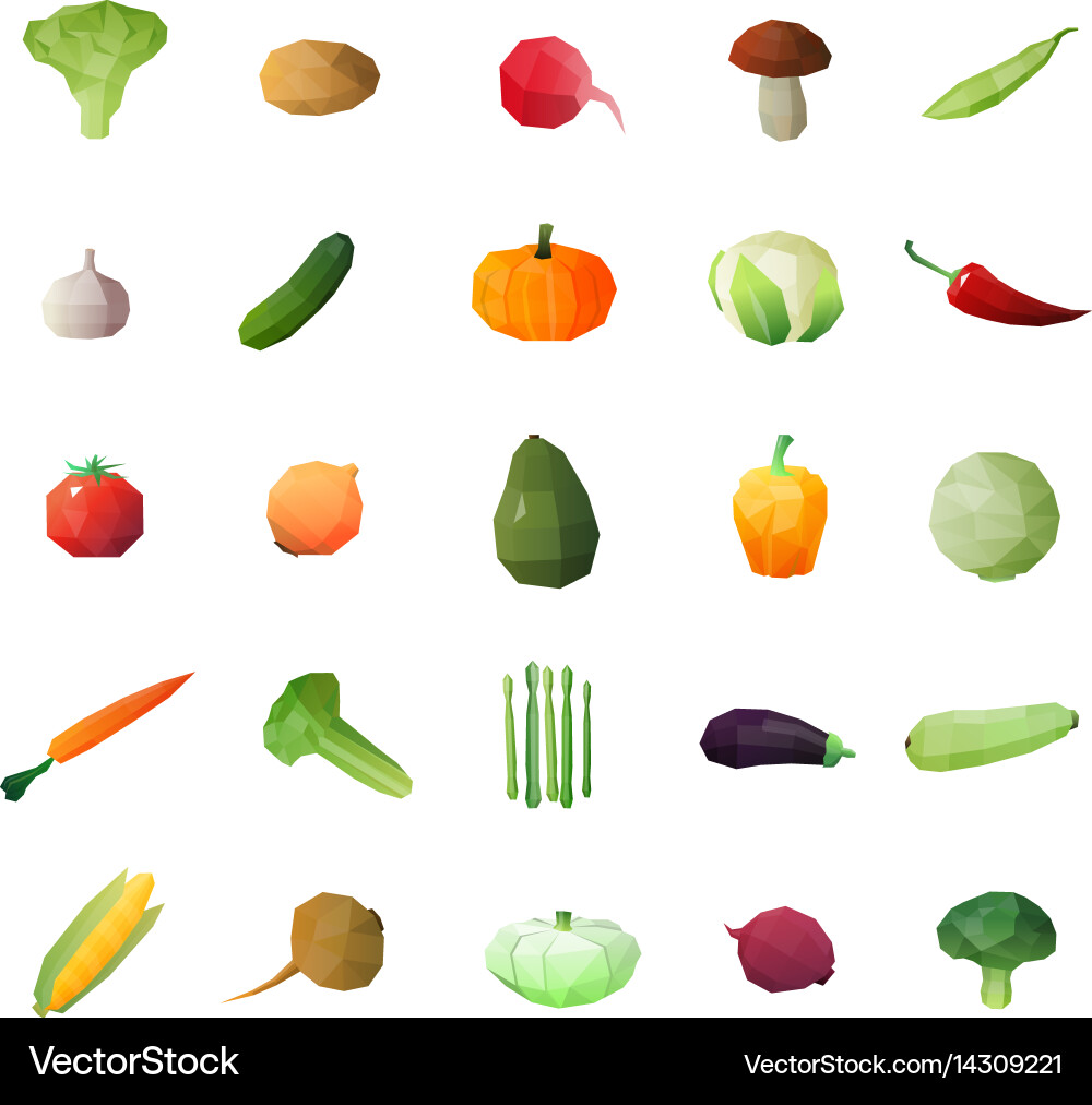 Greengrocery ripe fruits set Royalty Free Vector Image