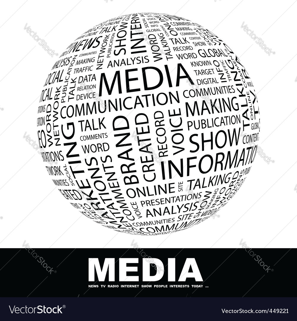 Media Royalty Free Vector Image - VectorStock