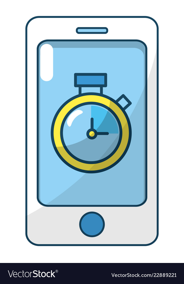 Technology smartphone cartoon Royalty Free Vector Image