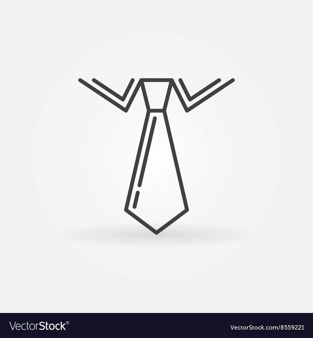 Tie linear icon Royalty Free Vector Image - VectorStock