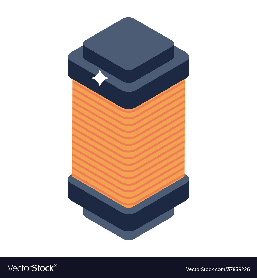 Wire spool Royalty Free Vector Image - VectorStock