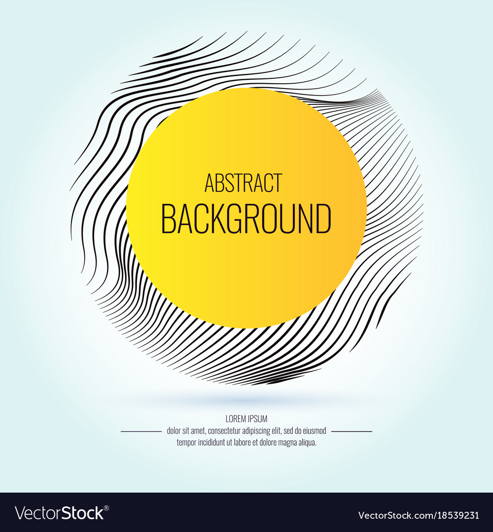 Abstract background with dynamic waves Royalty Free Vector