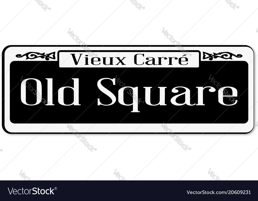 Old square Royalty Free Vector Image - VectorStock