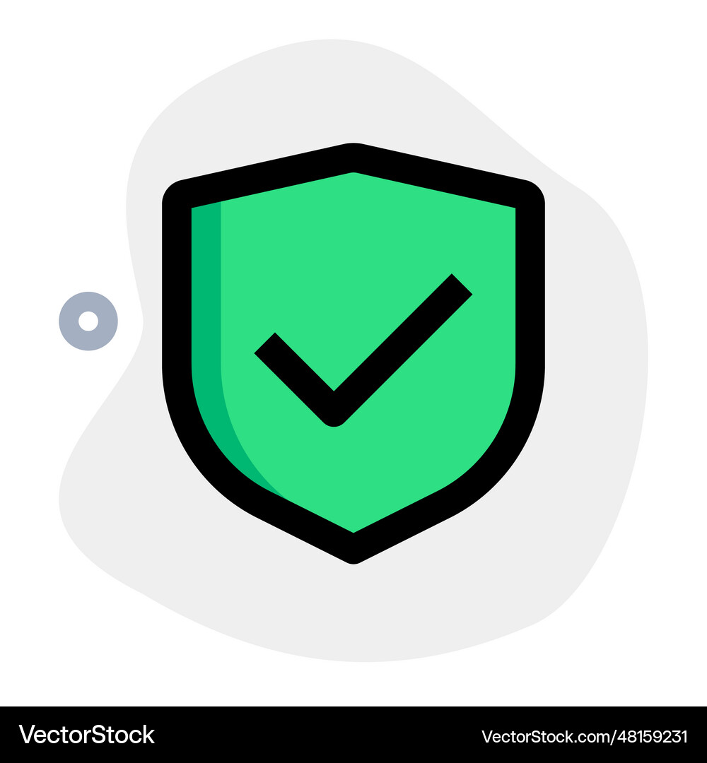Shield enable to keep system safe Royalty Free Vector Image