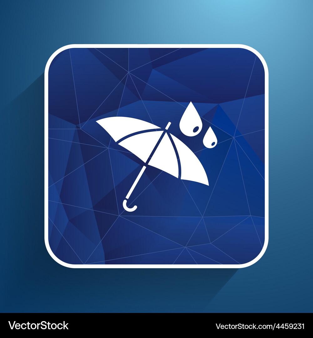 Waterproof icon water proof symbol umbrella Vector Image