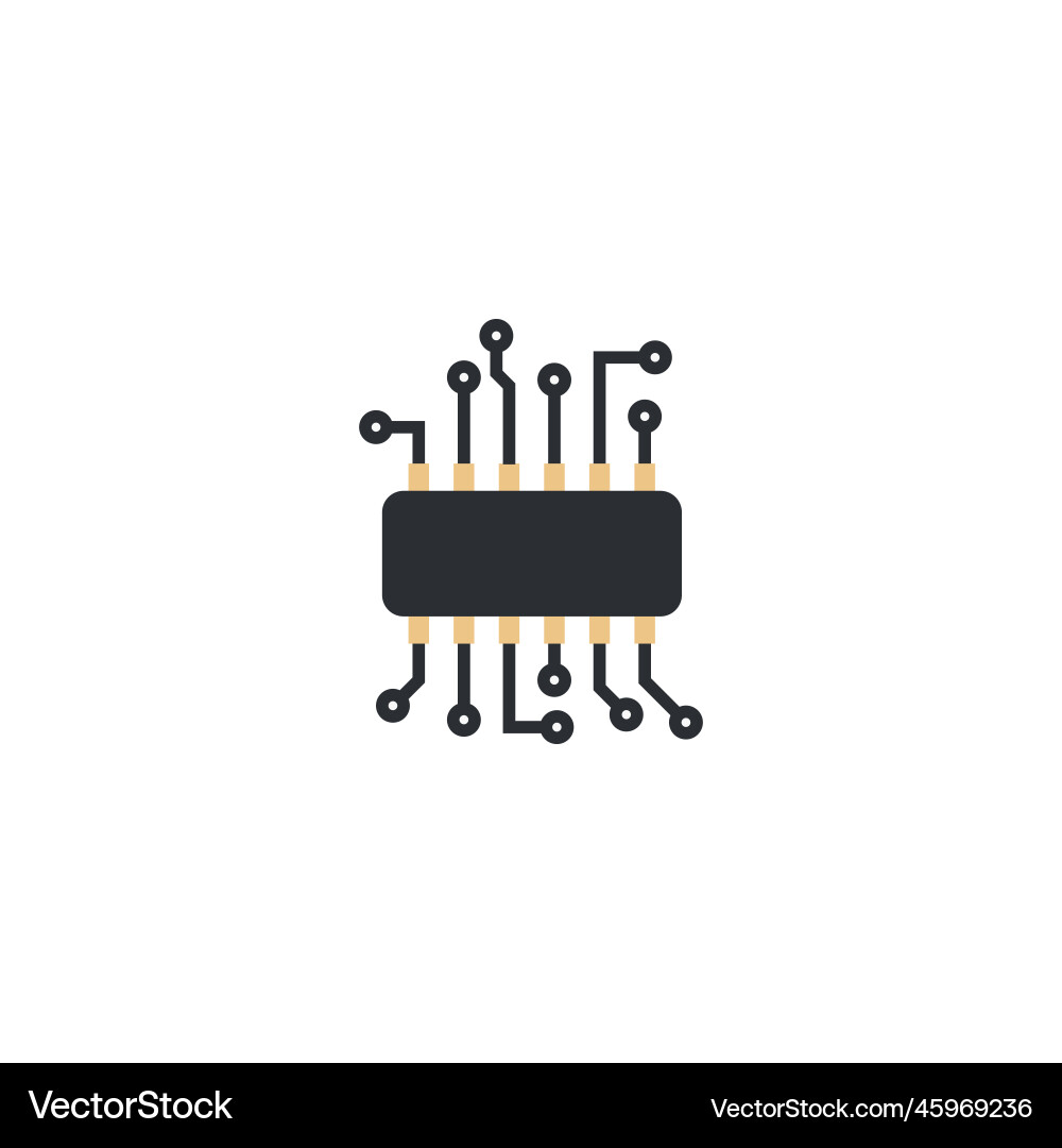 Ai architecture creative icon from artificial Vector Image