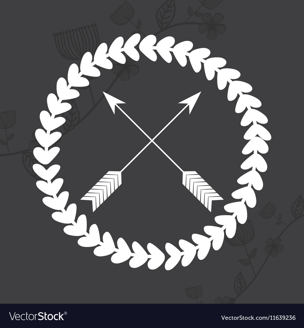 Rustic decorative style Royalty Free Vector Image