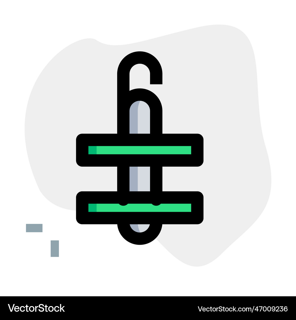 Stylish bathroom shelves or shower caddy Vector Image