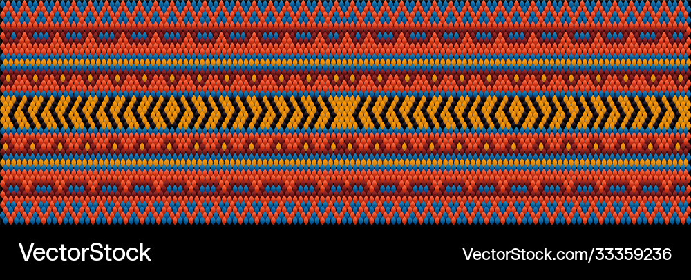 Traditional ethnic ornament for use on fabrics Vector Image