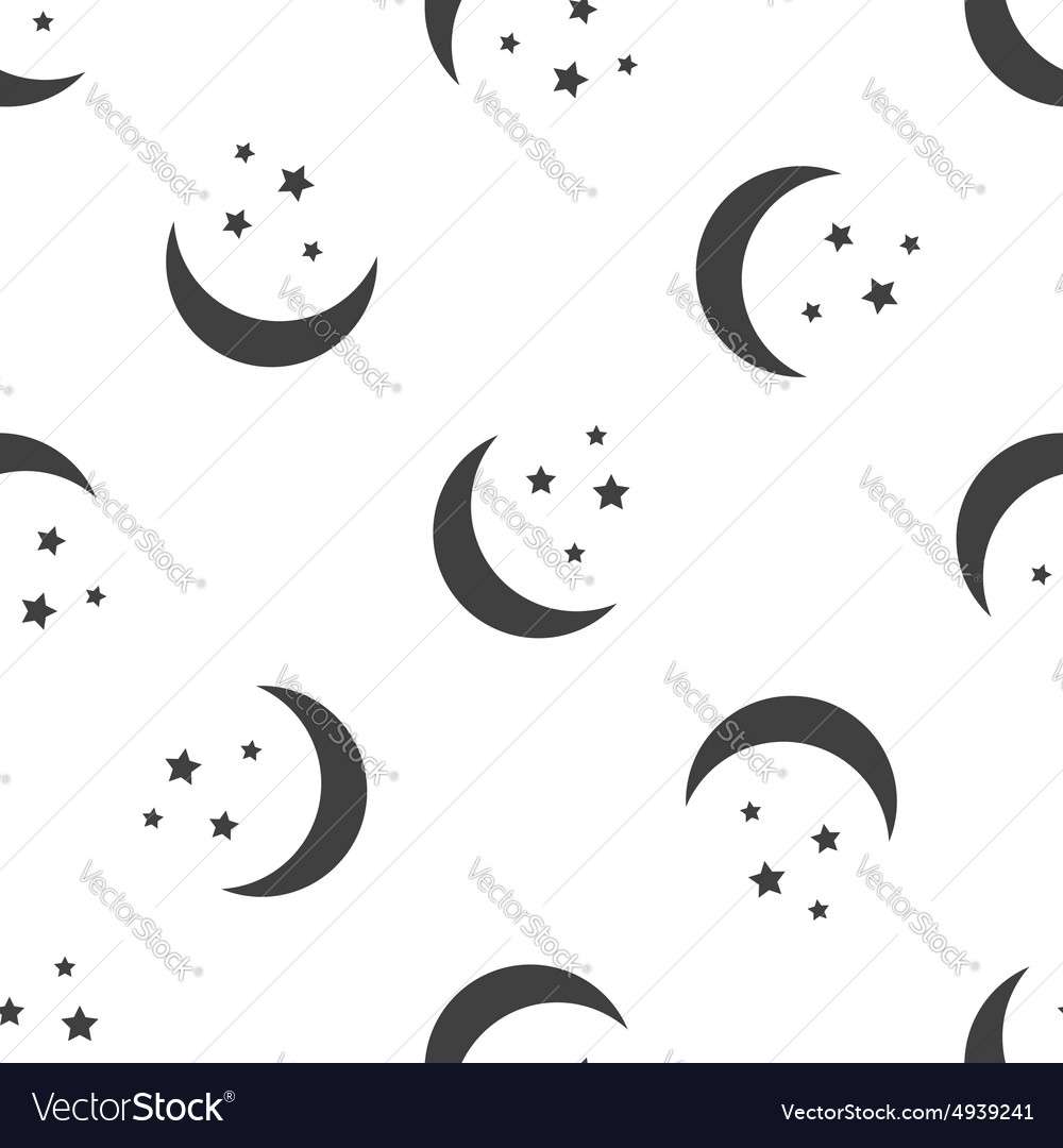 Night pattern Royalty Free Vector Image - VectorStock