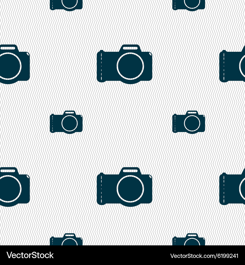 Photo camera sign icon digital camera symbol Vector Image