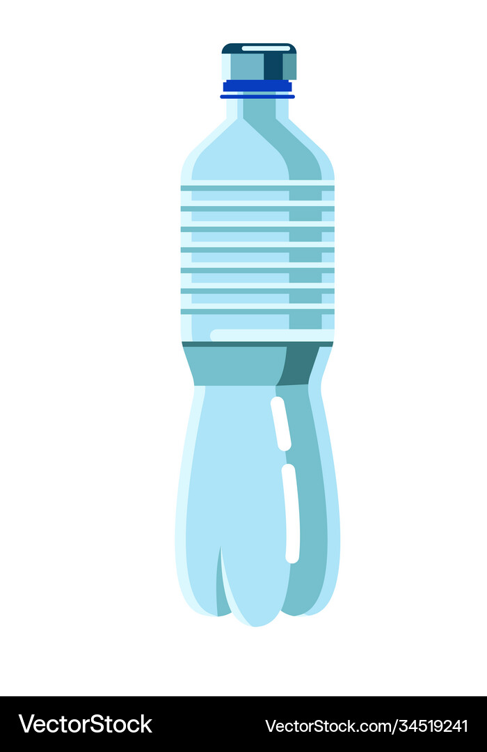 Water small tare isolated on white background Vector Image