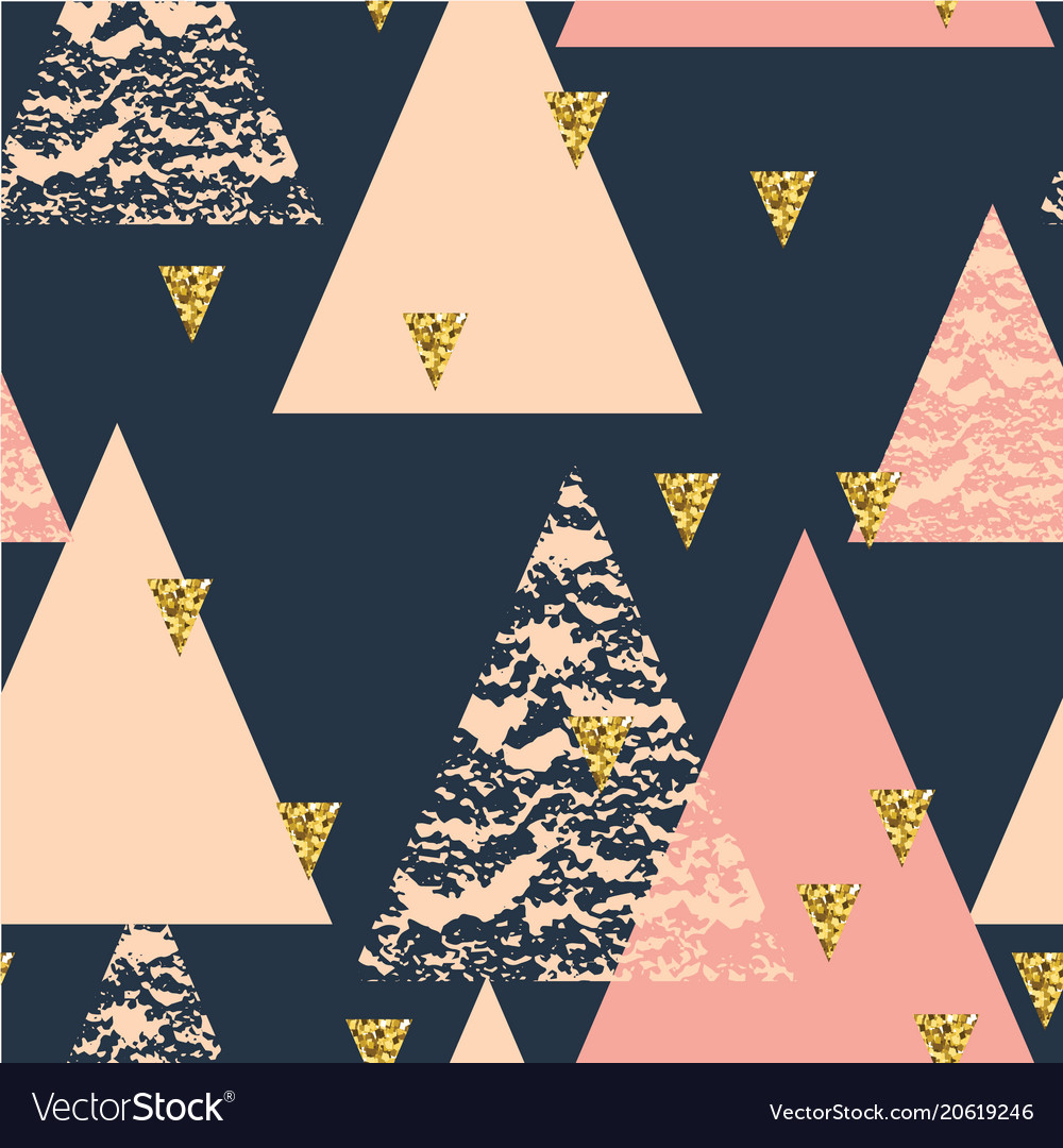 Abstract hand drawn seamless repeat pattern Vector Image