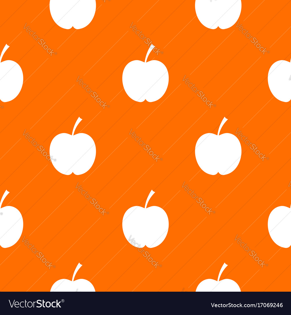 Checkered apple pattern seamless Royalty Free Vector Image
