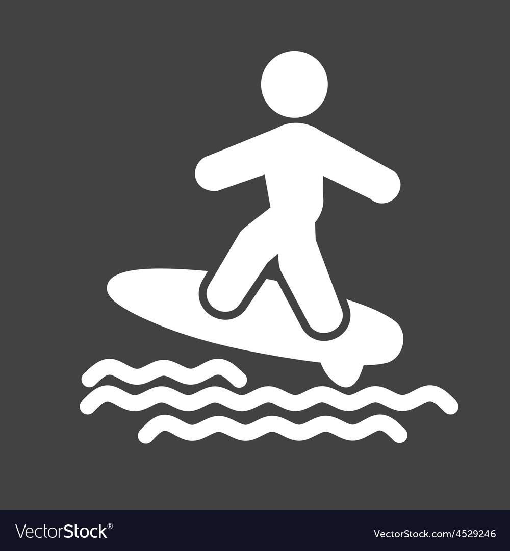 Surfing Royalty Free Vector Image - VectorStock