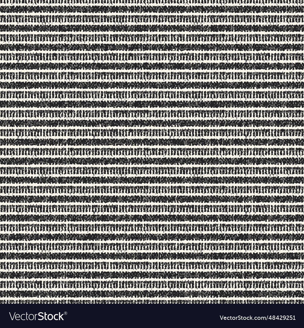 Distressed dashed textured striped pattern Vector Image