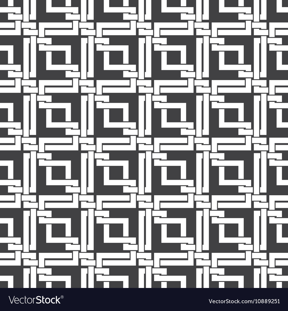 Seamless pattern intersecting corners Royalty Free Vector