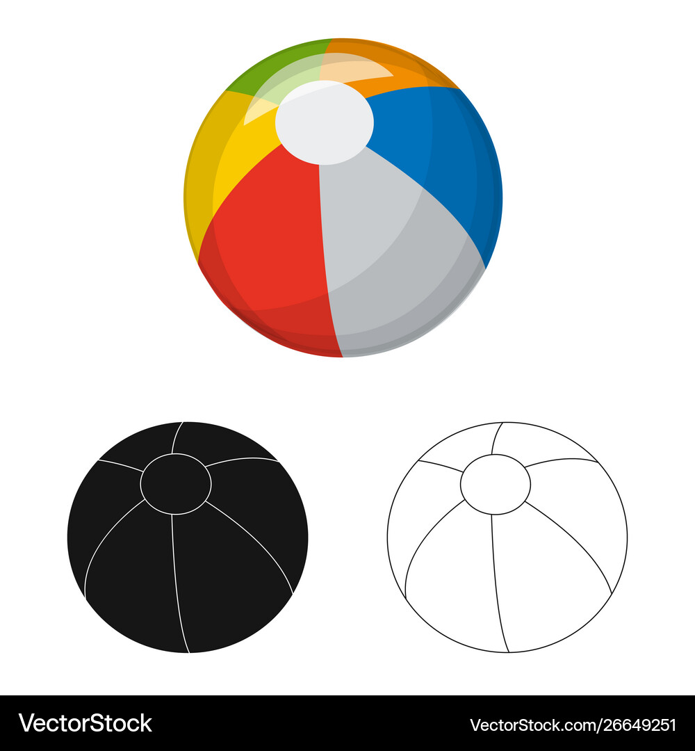 Sport and ball symbol Royalty Free Vector Image
