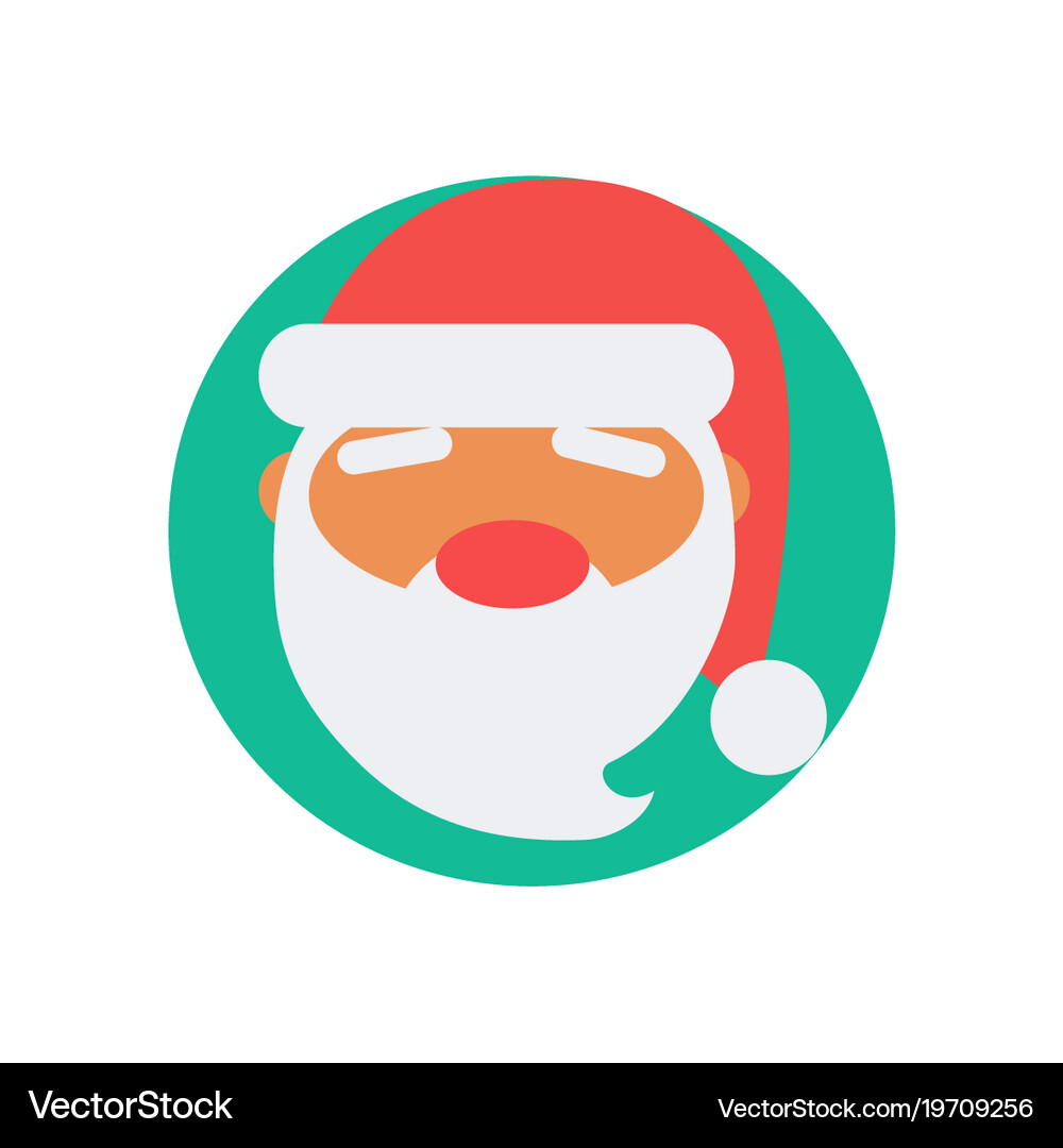 Santa claus christmas poster Royalty Free Vector Image