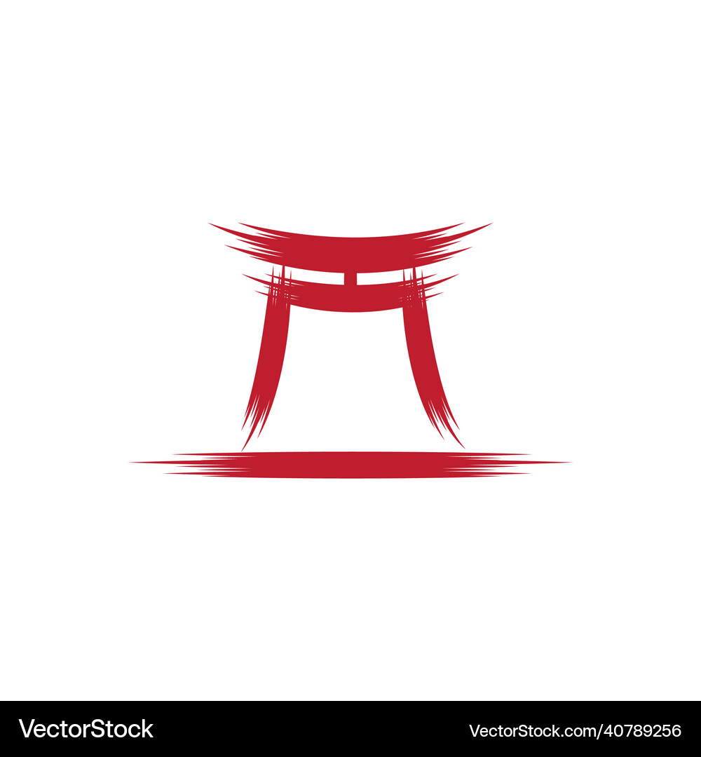 Torii gate Royalty Free Vector Image - VectorStock