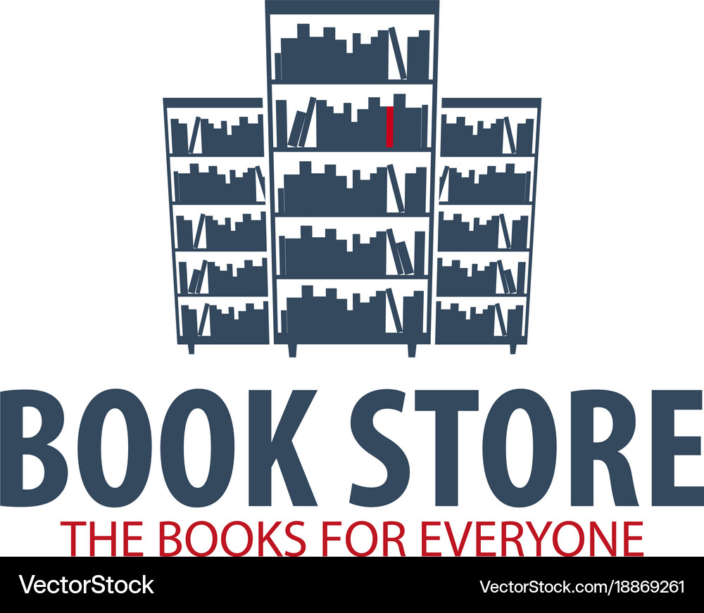 Book store logo education and emblem Royalty Free Vector
