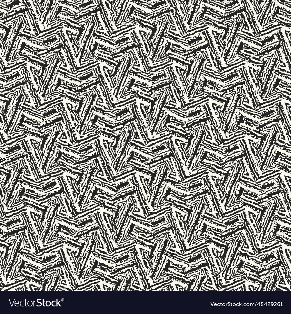 Ethnic broken zigzag pattern Royalty Free Vector Image