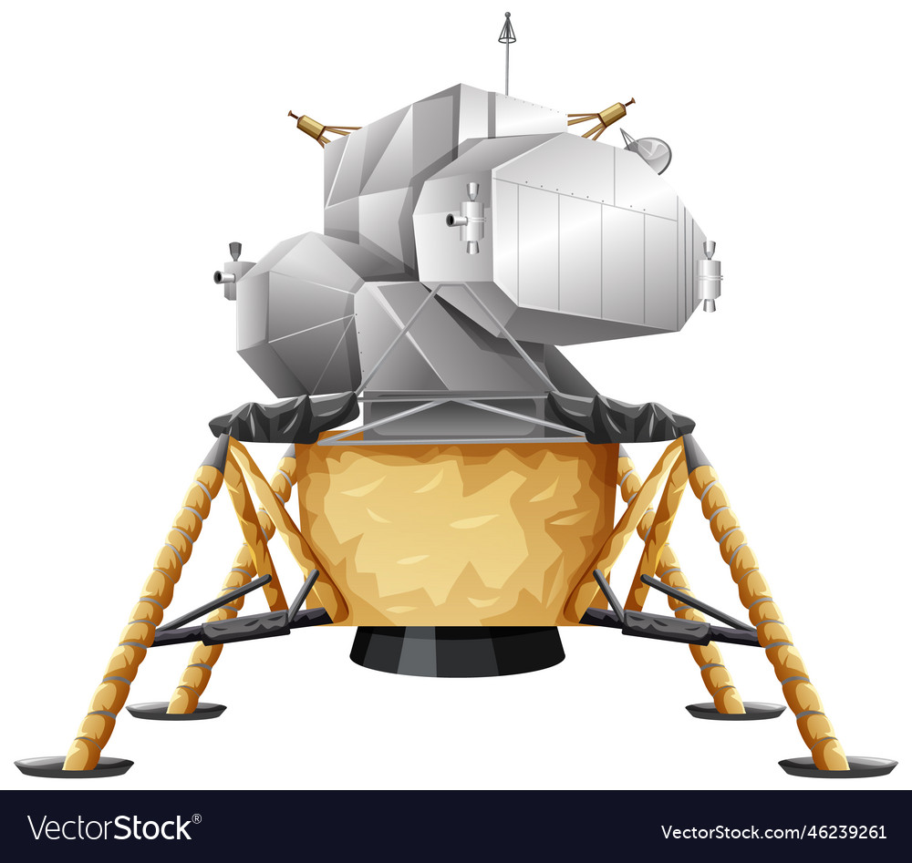 Lunar Module - Apollo 11 Royalty Free Vector Image