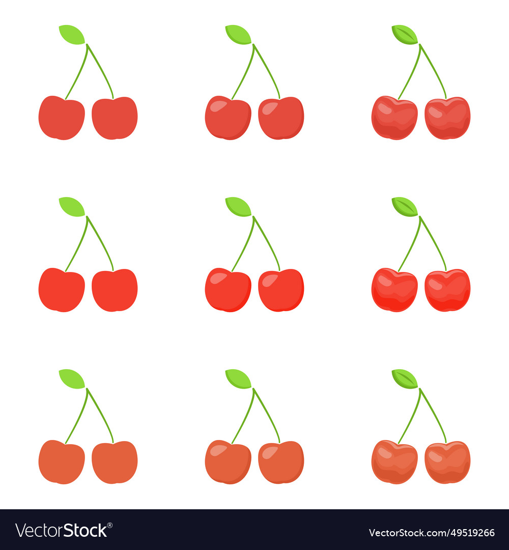 Cherry Royalty Free Vector Image - VectorStock