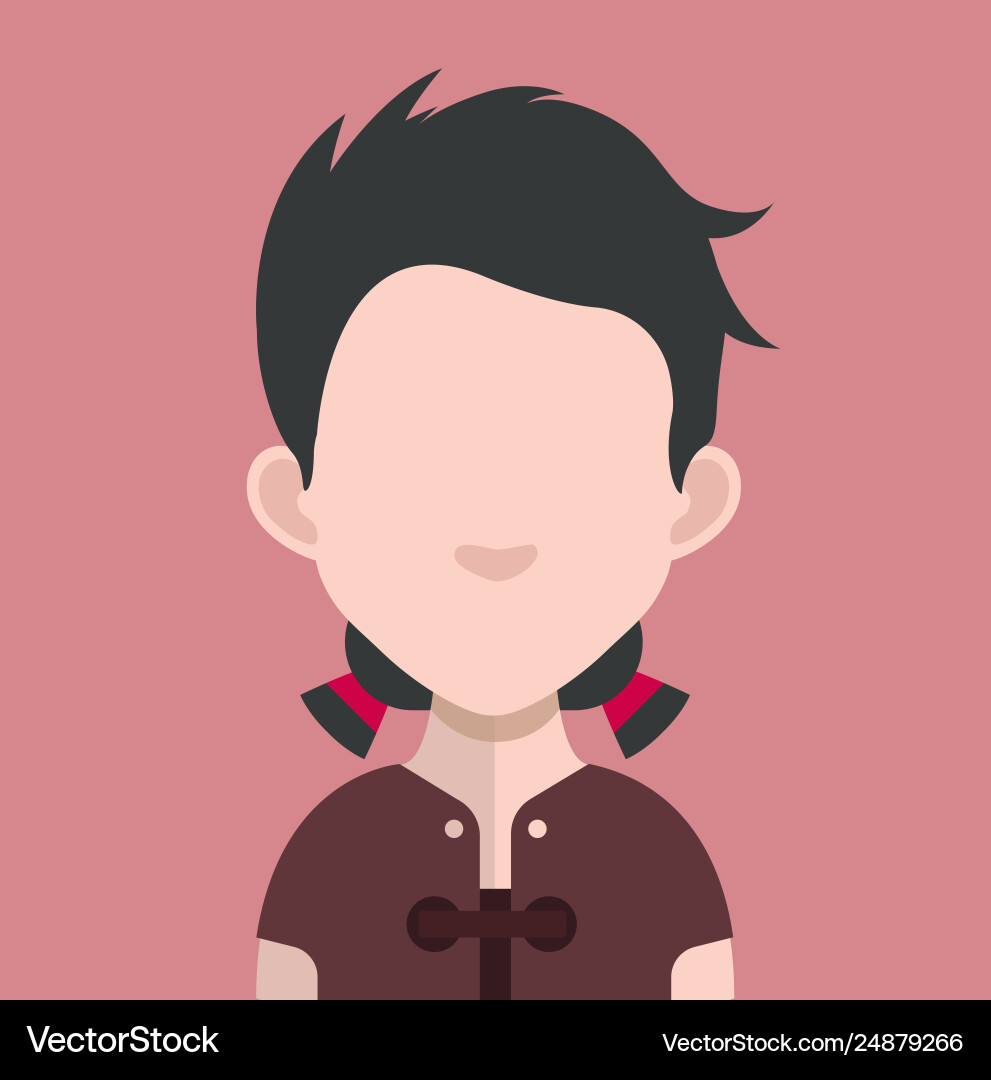 Set colorful avatars characters Royalty Free Vector Image