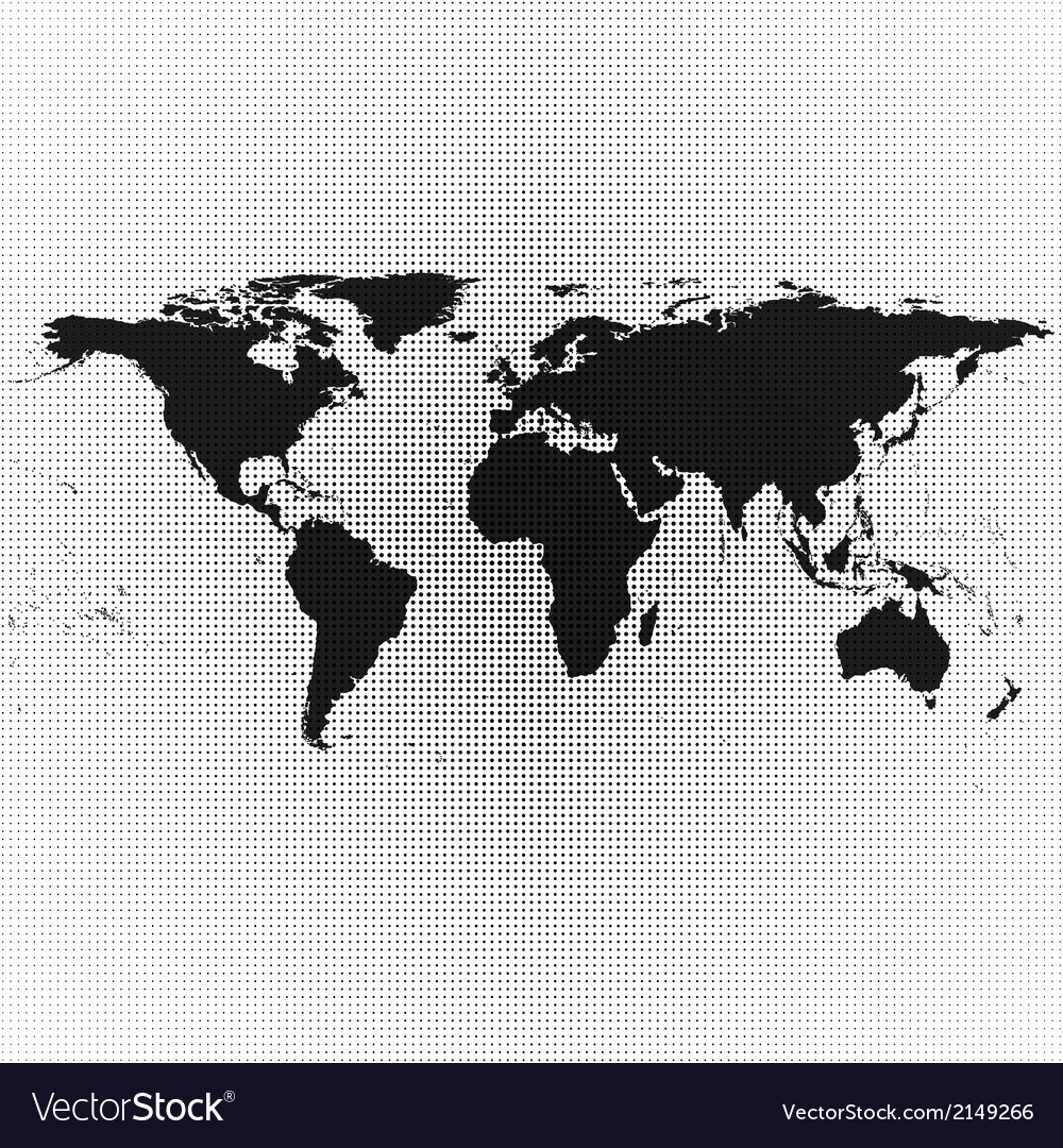 World map background Royalty Free Vector Image