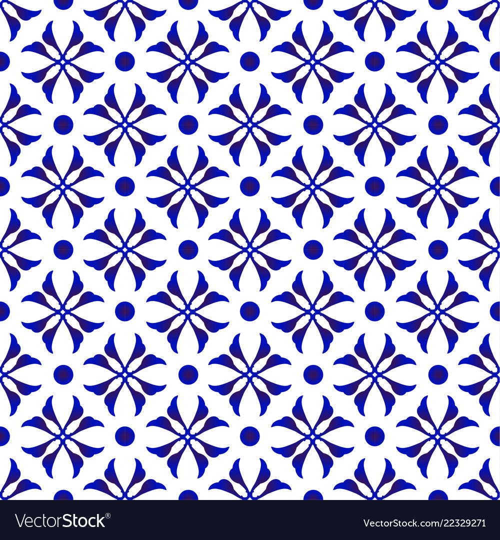 Ceramic pattern 1 Royalty Free Vector Image - VectorStock