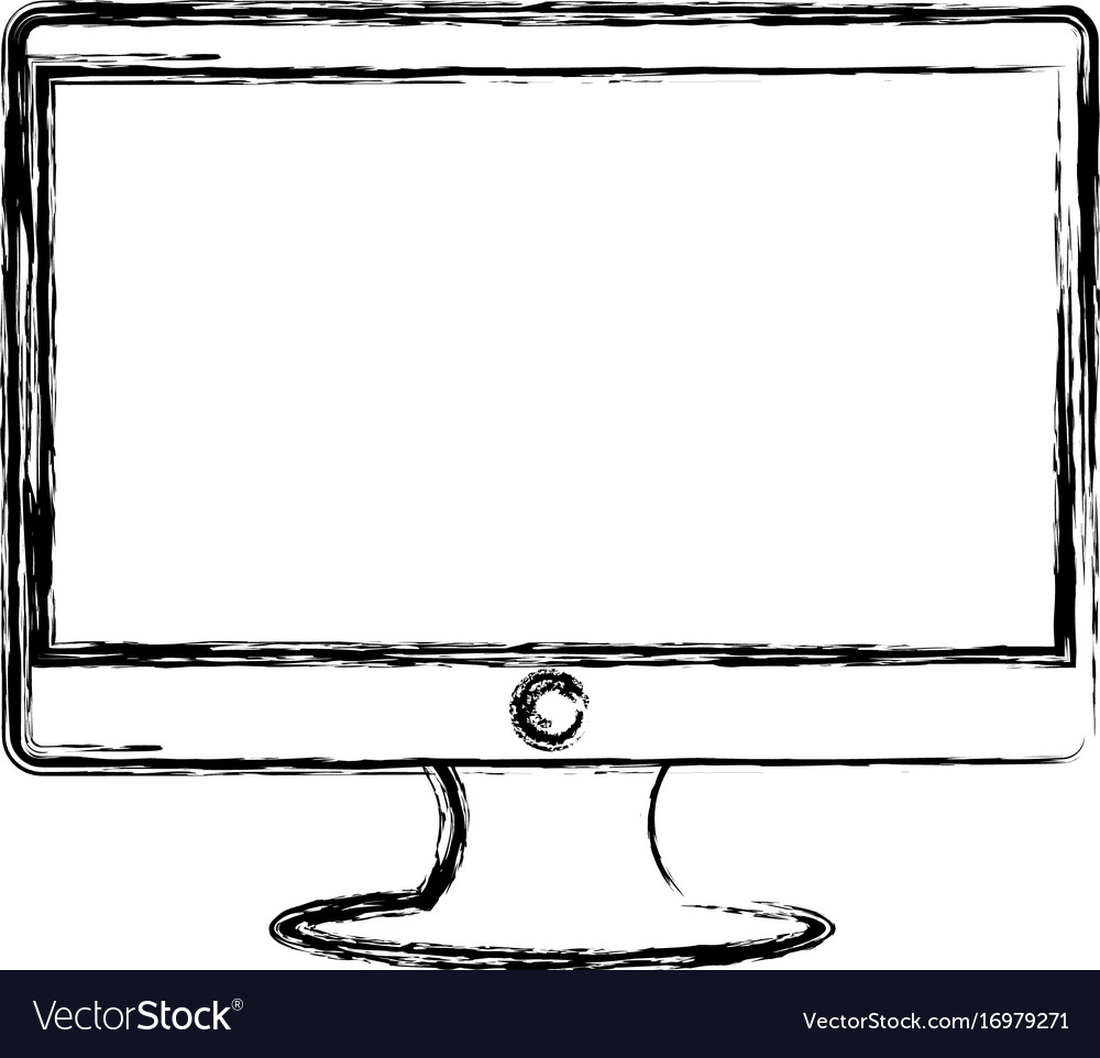 Computer screen technology Royalty Free Vector Image