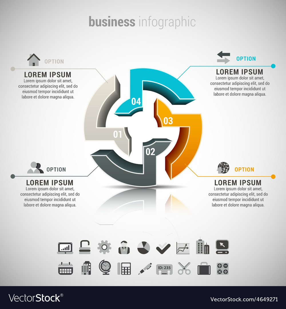 Infographic Royalty Free Vector Image - VectorStock