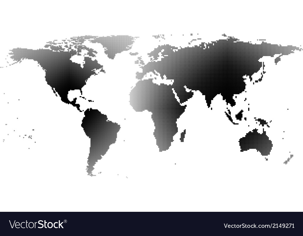 World map background Royalty Free Vector Image