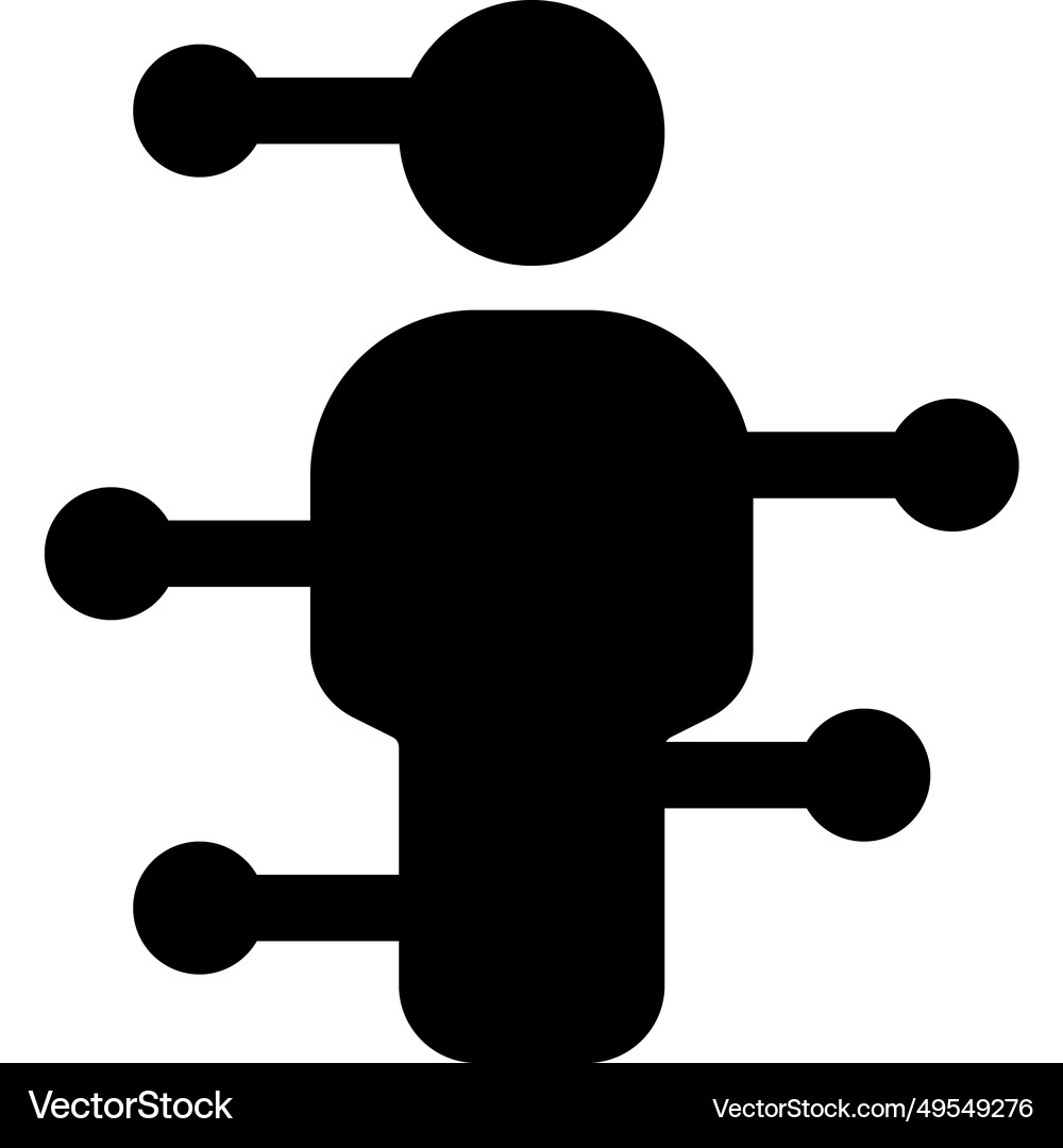 Acupuncture therapy on a body isolated white Vector Image