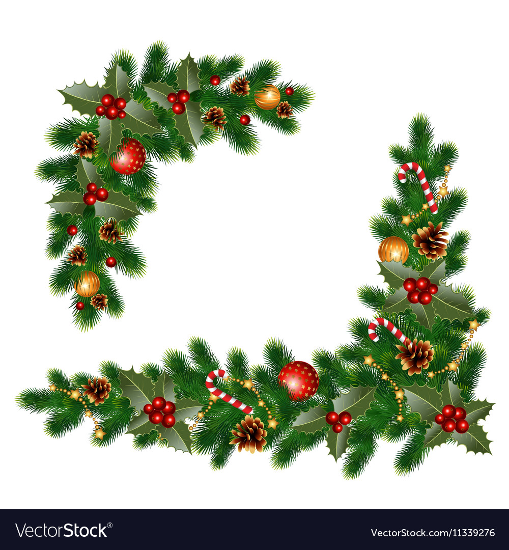 Christmas decorations Royalty Free Vector Image