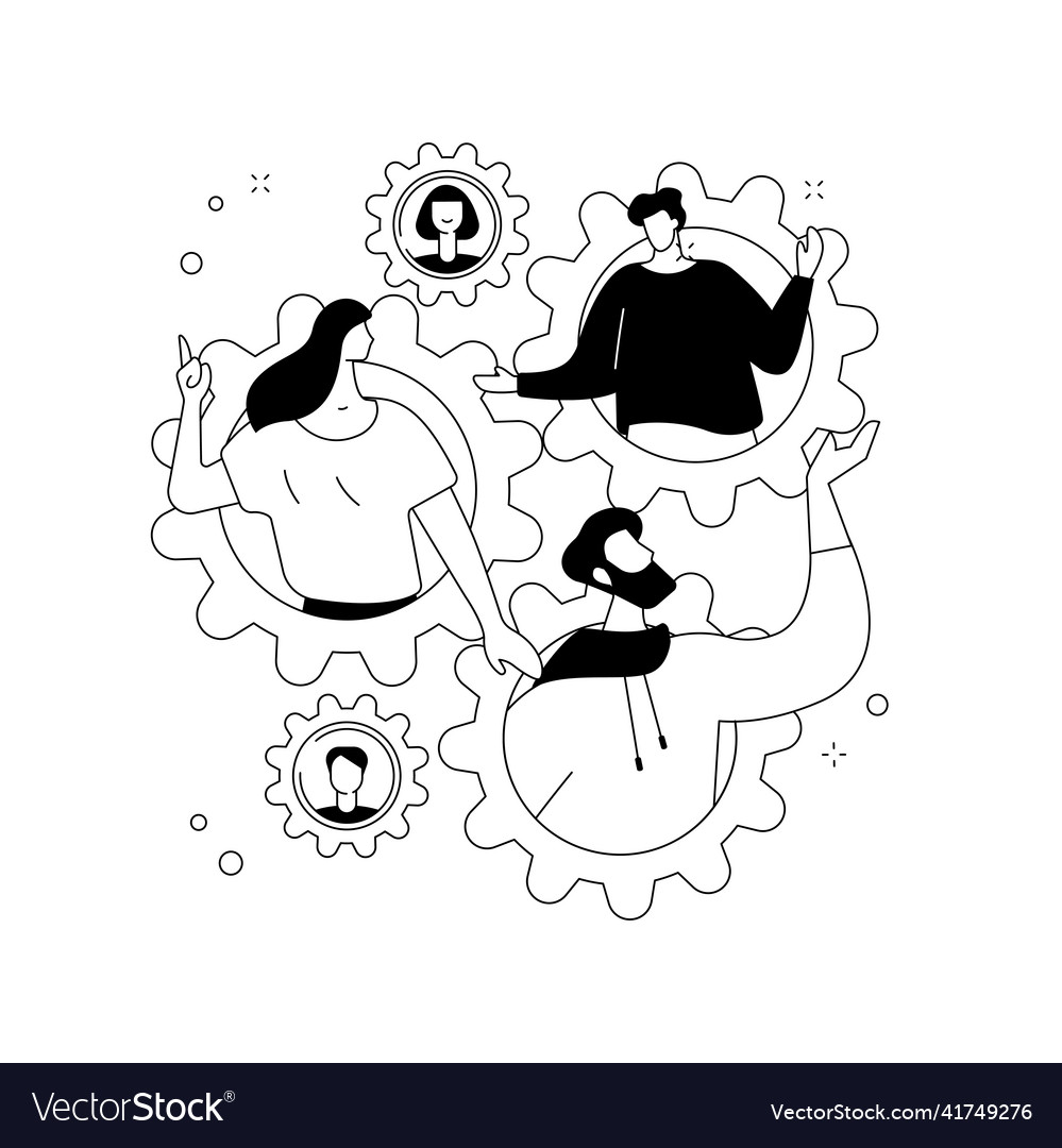 Social role abstract concept Royalty Free Vector Image Social role abstract concept Royalty Free Vector Image