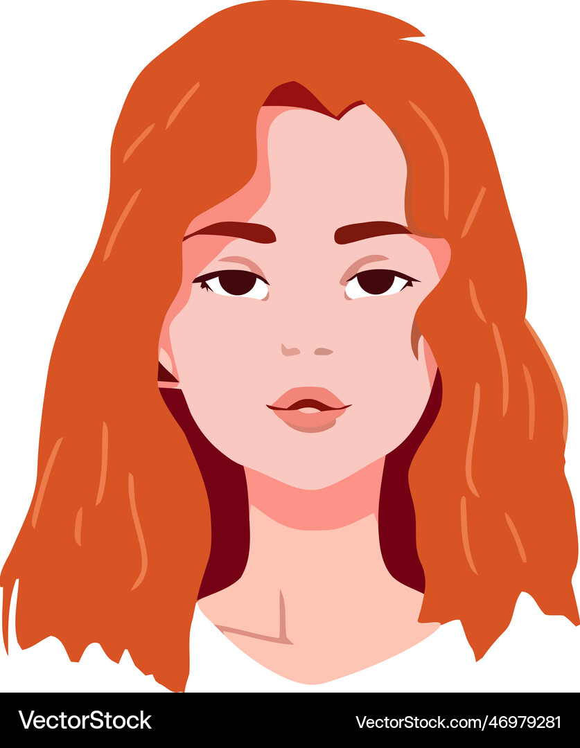 Beautiful young woman smiling Royalty Free Vector Image