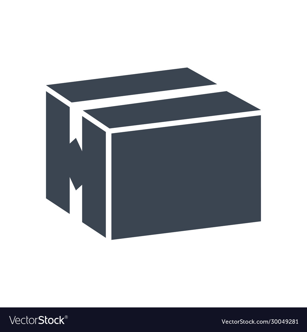 Box package icon Royalty Free Vector Image - VectorStock