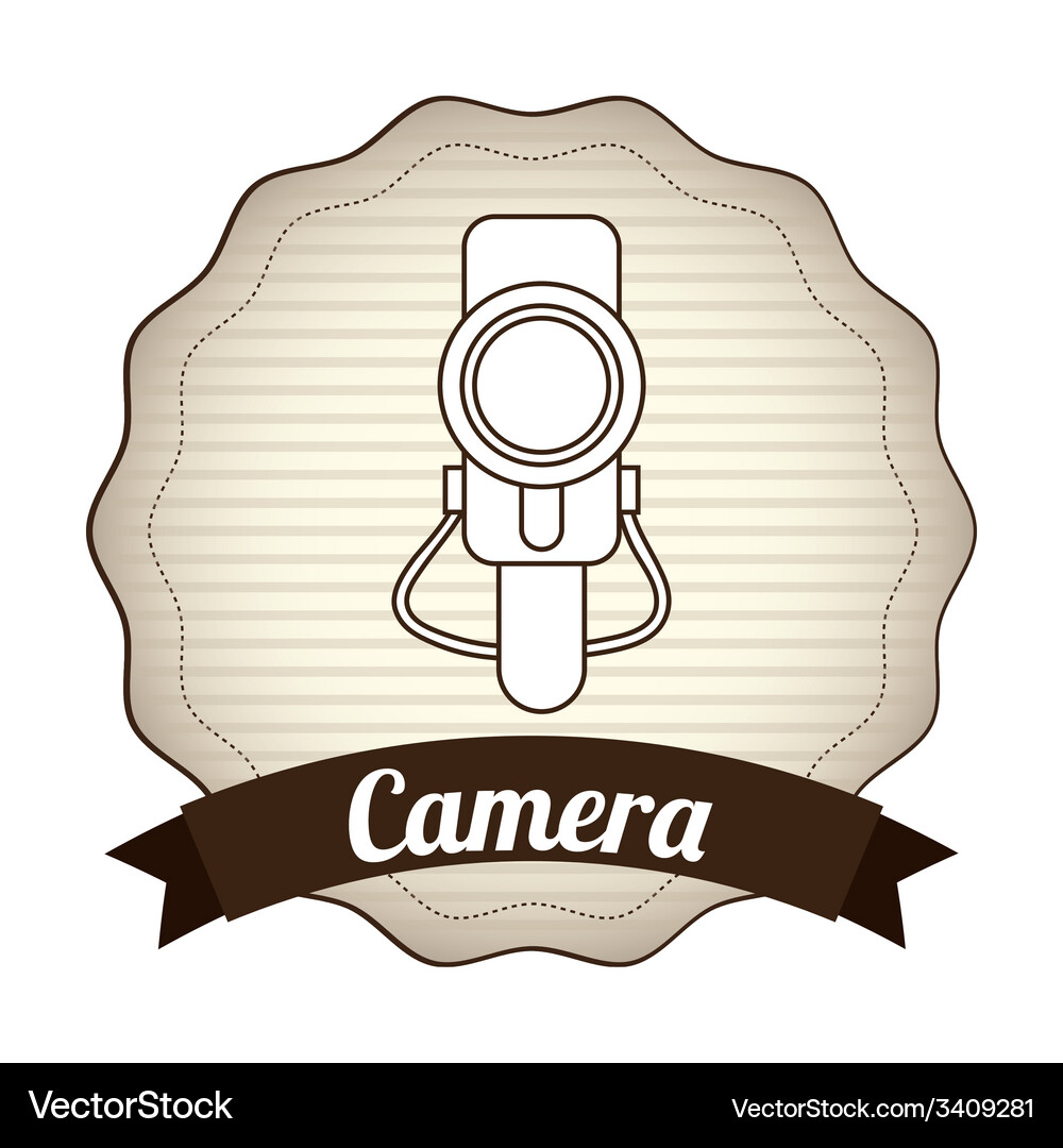 Camera design Royalty Free Vector Image - VectorStock