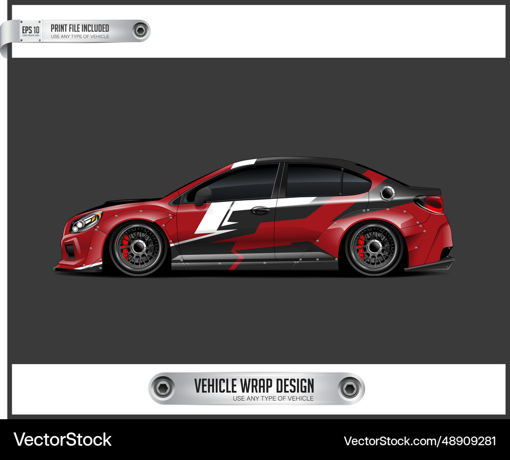 Carbon fibre vinyl wrap design graphics Royalty Free Vector