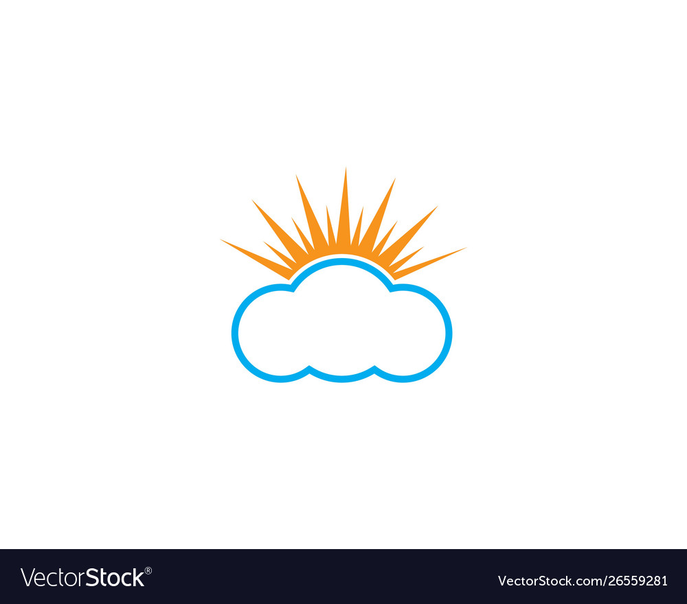 Cloud logo template Royalty Free Vector Image - VectorStock Cloud logo template Royalty Free Vector Image - VectorStock