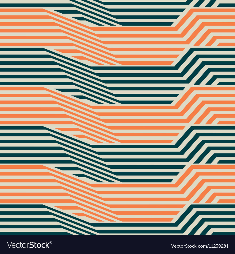 Geometric pattern by stripes Royalty Free Vector Image