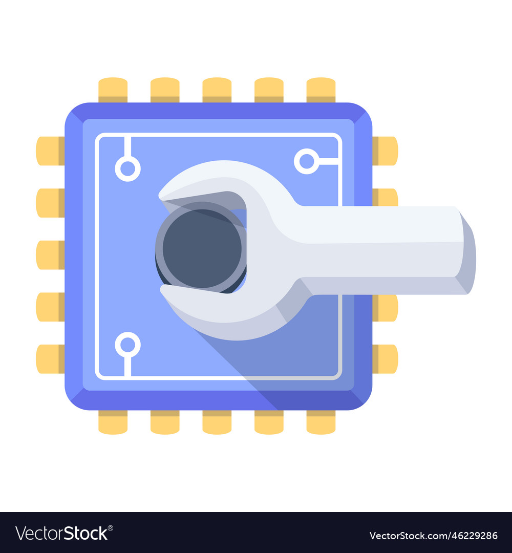 Ai cpu Royalty Free Vector Image - VectorStock