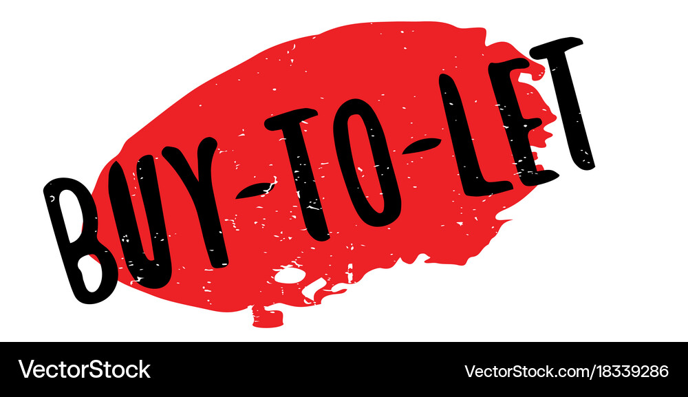Buy-to-let rubber stamp Royalty Free Vector Image